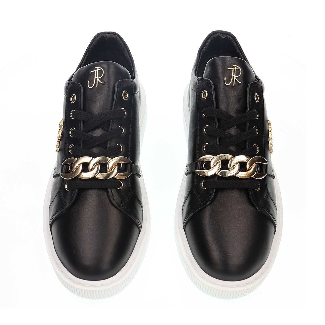 Ženske patike John Richardo 674 - Klasičan stil i udobnost u crnoj boji ...