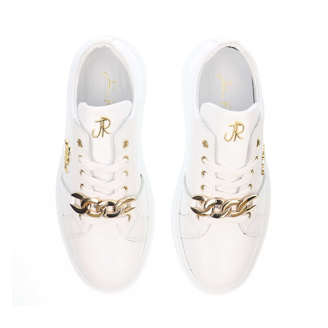 Ženske patike John Richardo 674 - Klasičan stil i udobnost u beloj boji ...