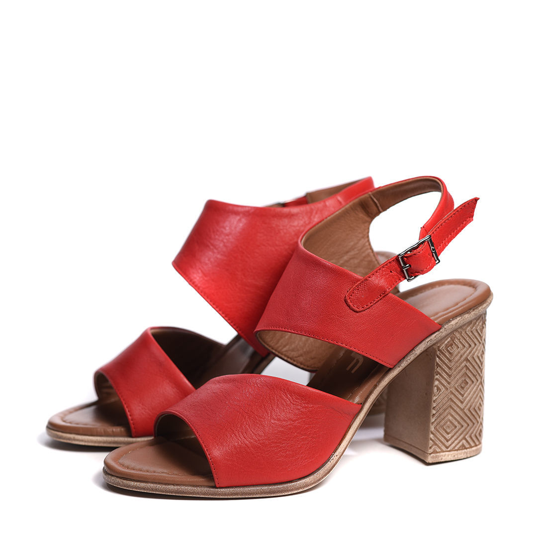 Ženske sandale Lucy Comfort L04 crvene - Obuća Tref shoes - online prodaja