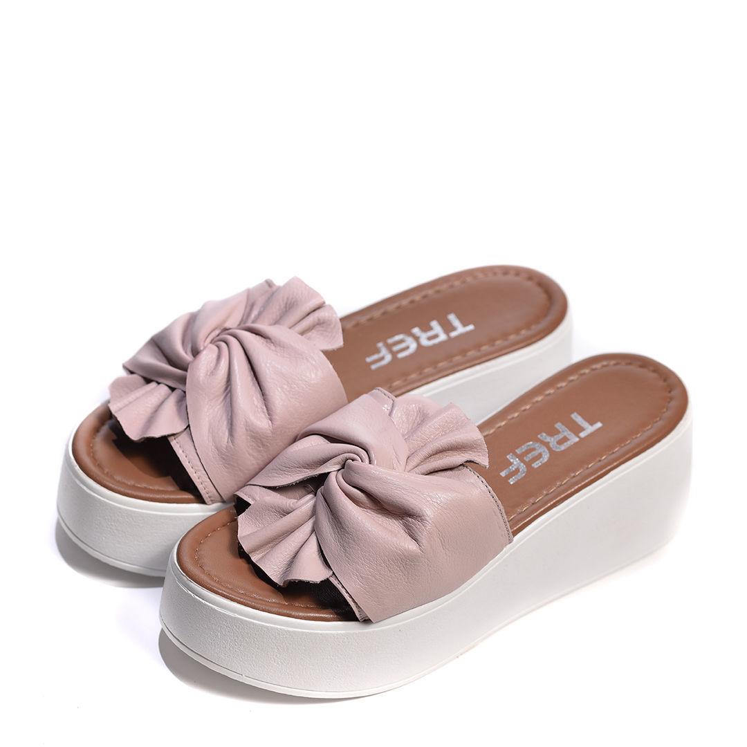 Ženske papuče Lucy Comfort S2055 puder - Obuća Tref shoes - online prodaja