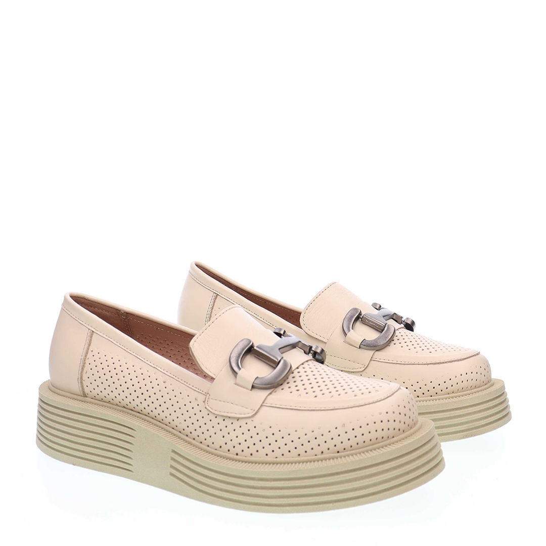 Ženske mokasine Guero 495 beige - Udobnost i šarm u nijansama bež boje ...