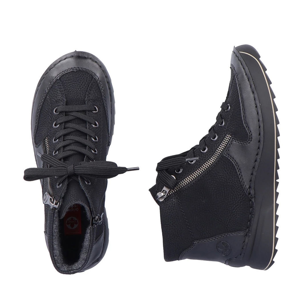 Elegantne Ženske Polučizme Rieker 51517 Black | Klasičan Dizajn ...