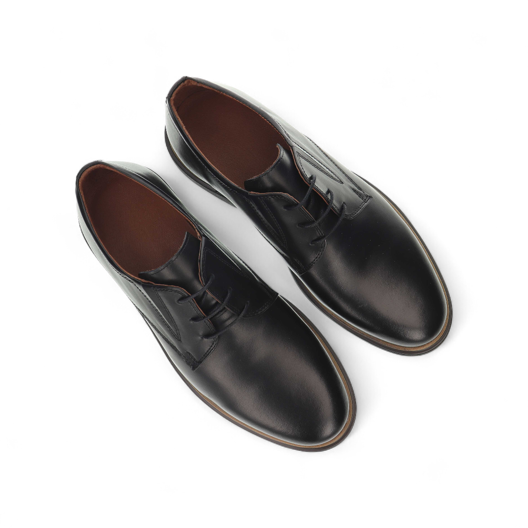 Muške cipele TREF 2173 crne – elegantne kožne cipele - Obuća Tref shoes ...